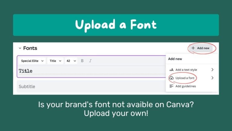 Create a Brand Kit in Canva - Center Dot Design
